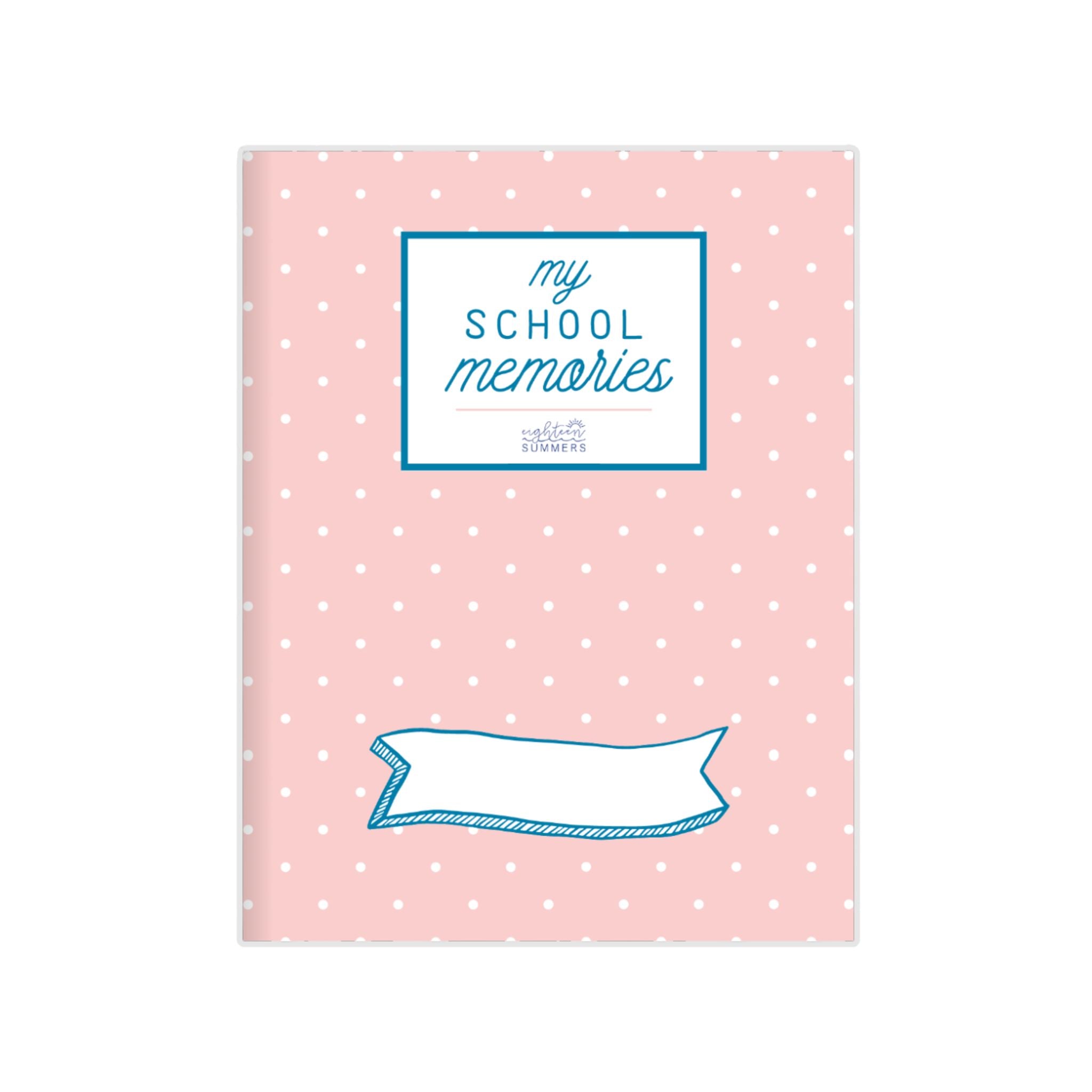 Pink Dots School Memory Journal – Salt & Story
