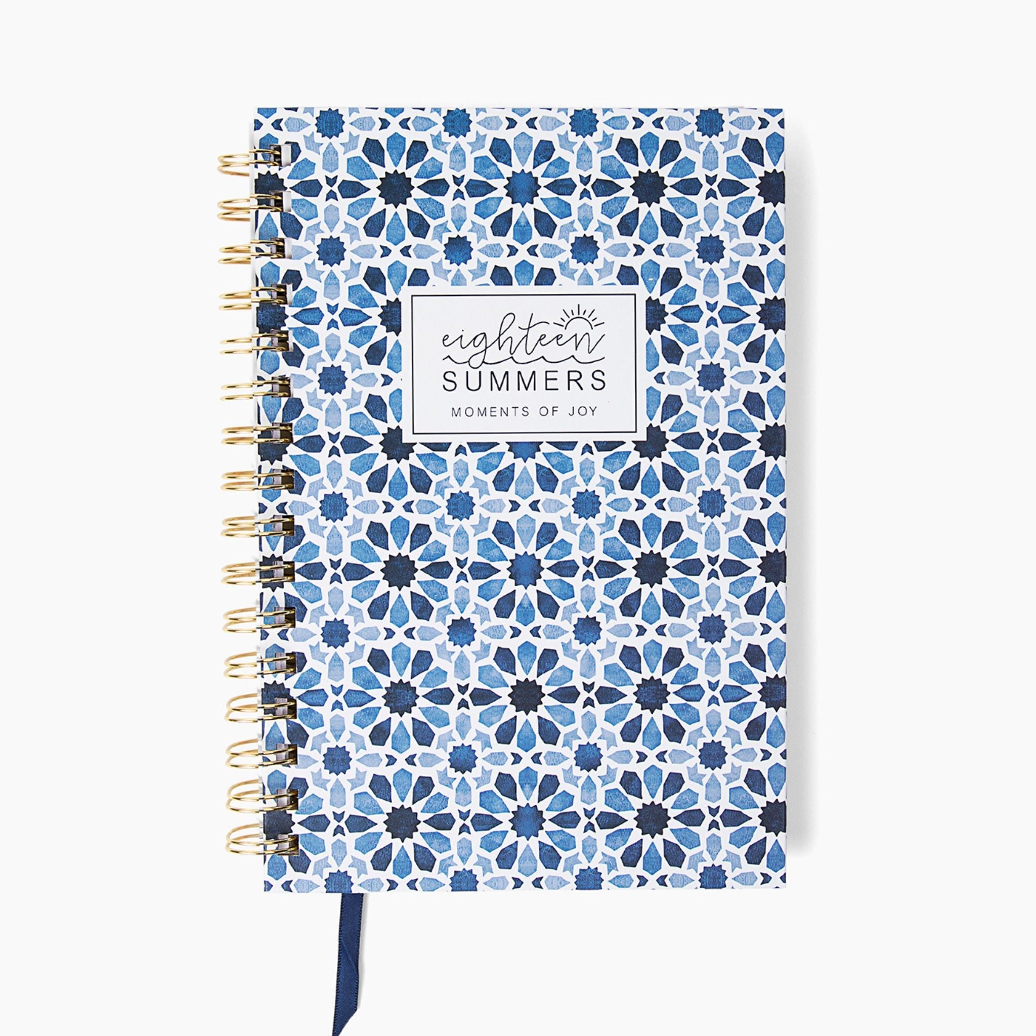 Ocean Blue Tile Moments of Joy Journal – Salt & Story